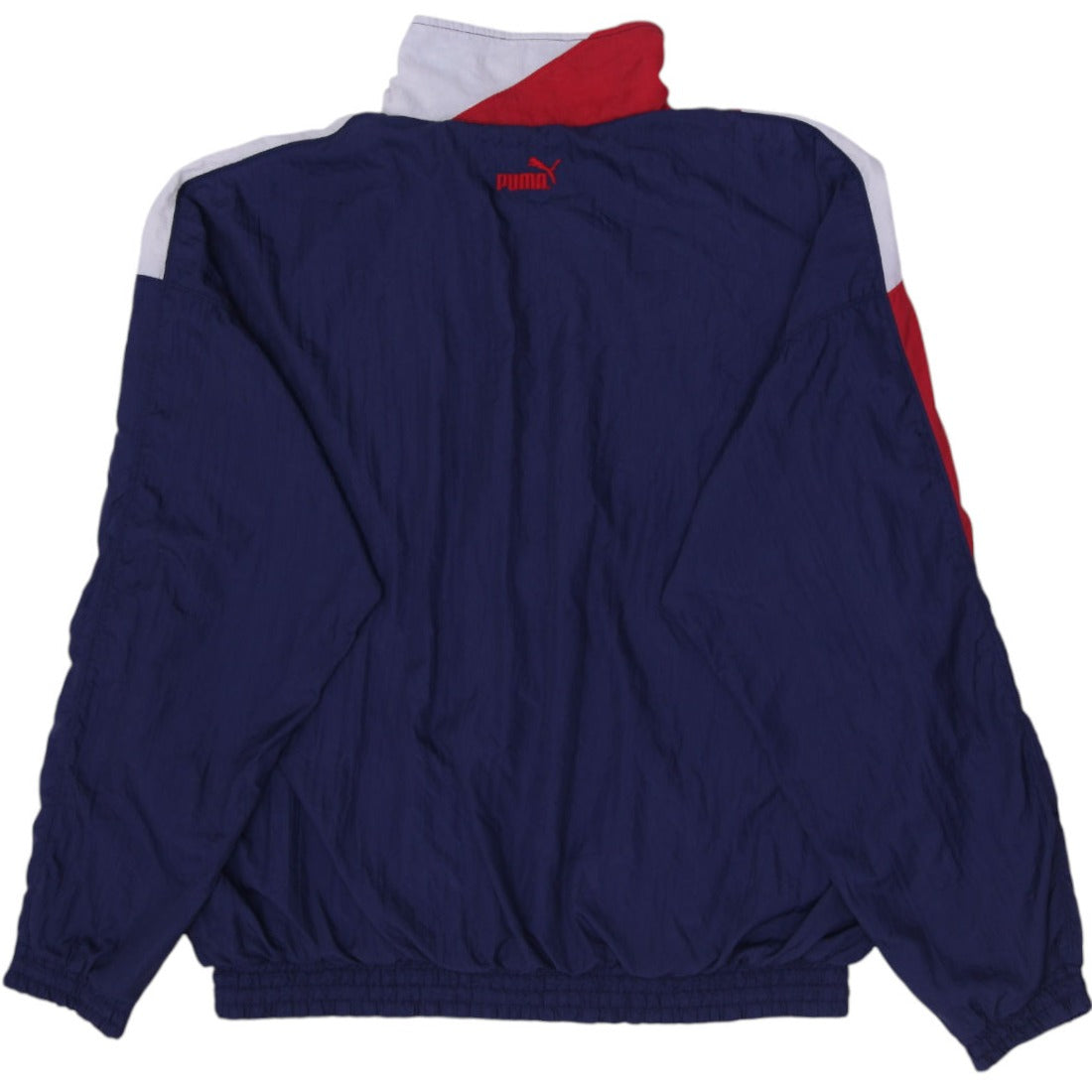 Shop Vintage Mens Puma Track Jacket Navy Red White Retro Sports ...