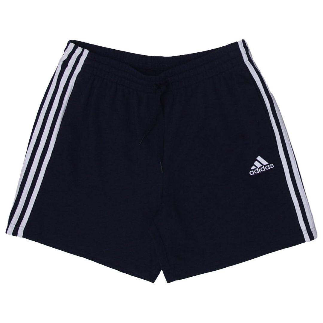 Mens Embroidered Adidas Logo Navy Shorts