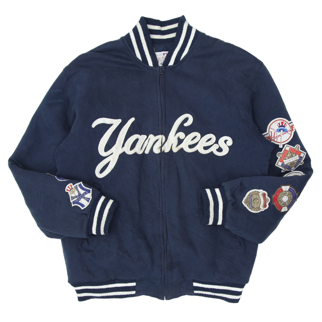 Shop Vintage Genuine Merchandise New York Yankees Quilted Jacket ...