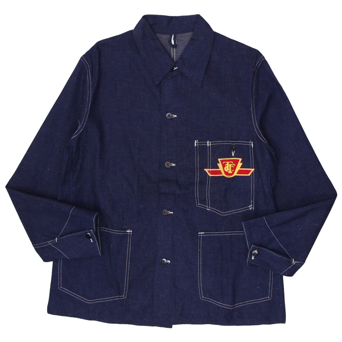 Shop Vintage 1980S TTC Chore Denim Jacket | Fashion Rerun