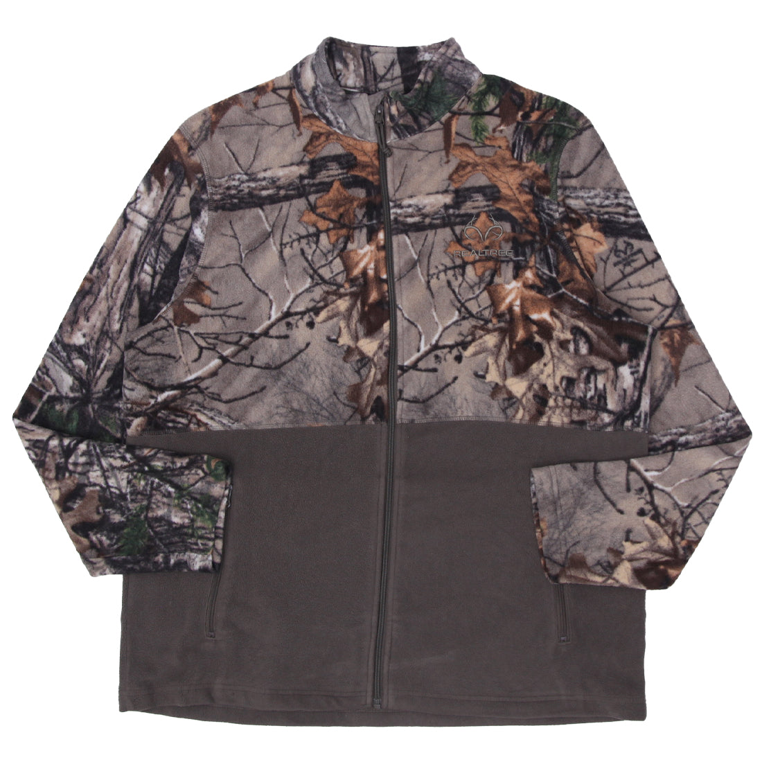 Shop Mens Realtree Full Zip Forest Camo Fleece Jacket | Fashion Rerun