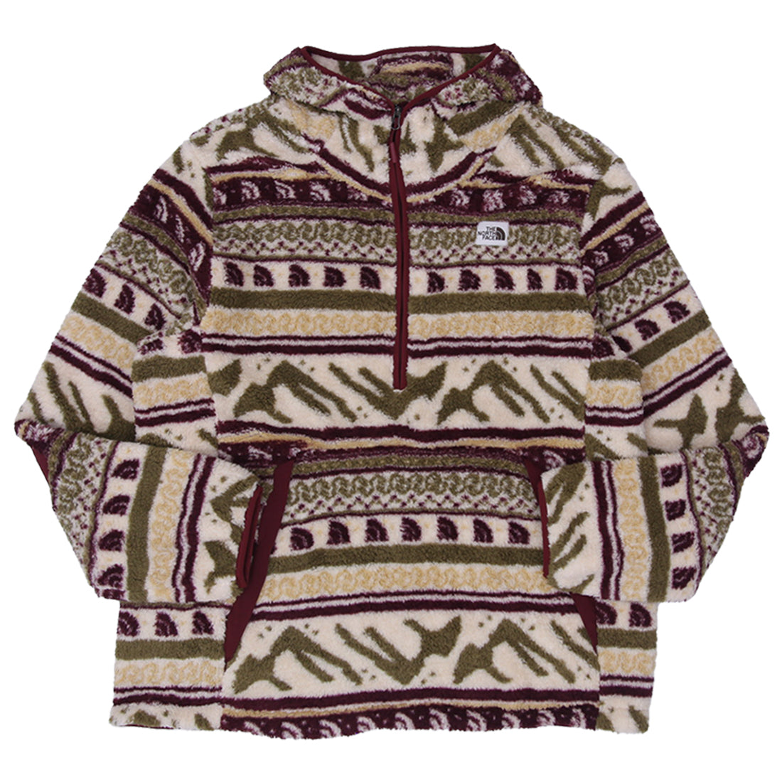 Shop Mens The North Face Campshire Pullover Hoodie California Geo Aztec ...