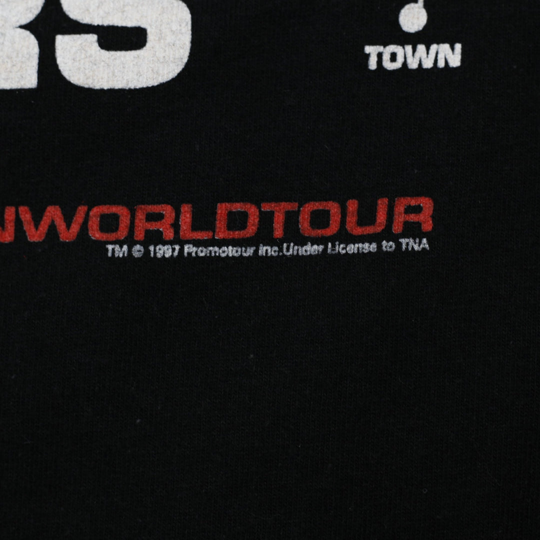 Shop Vintage Anvil Black Rolling Stones Bridges To Babylon World Tour T ...