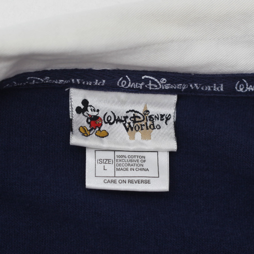 Shop Vintage Walt Disney World Tigger Rugby Shirt - Colorblock Size L ...
