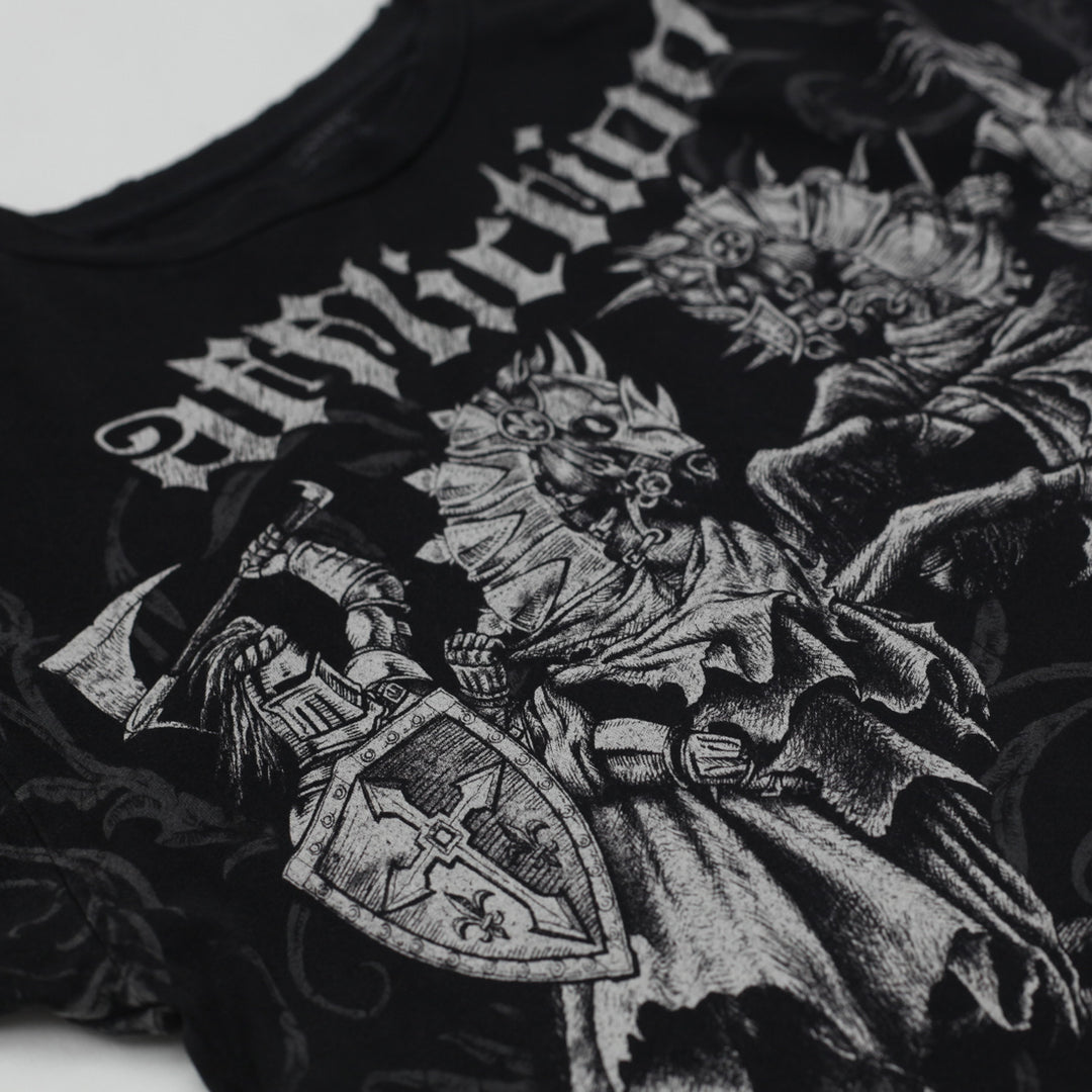 Mens Y2K Affliction Rush George St.Pierre Graphic T-Shirt Distressed ...