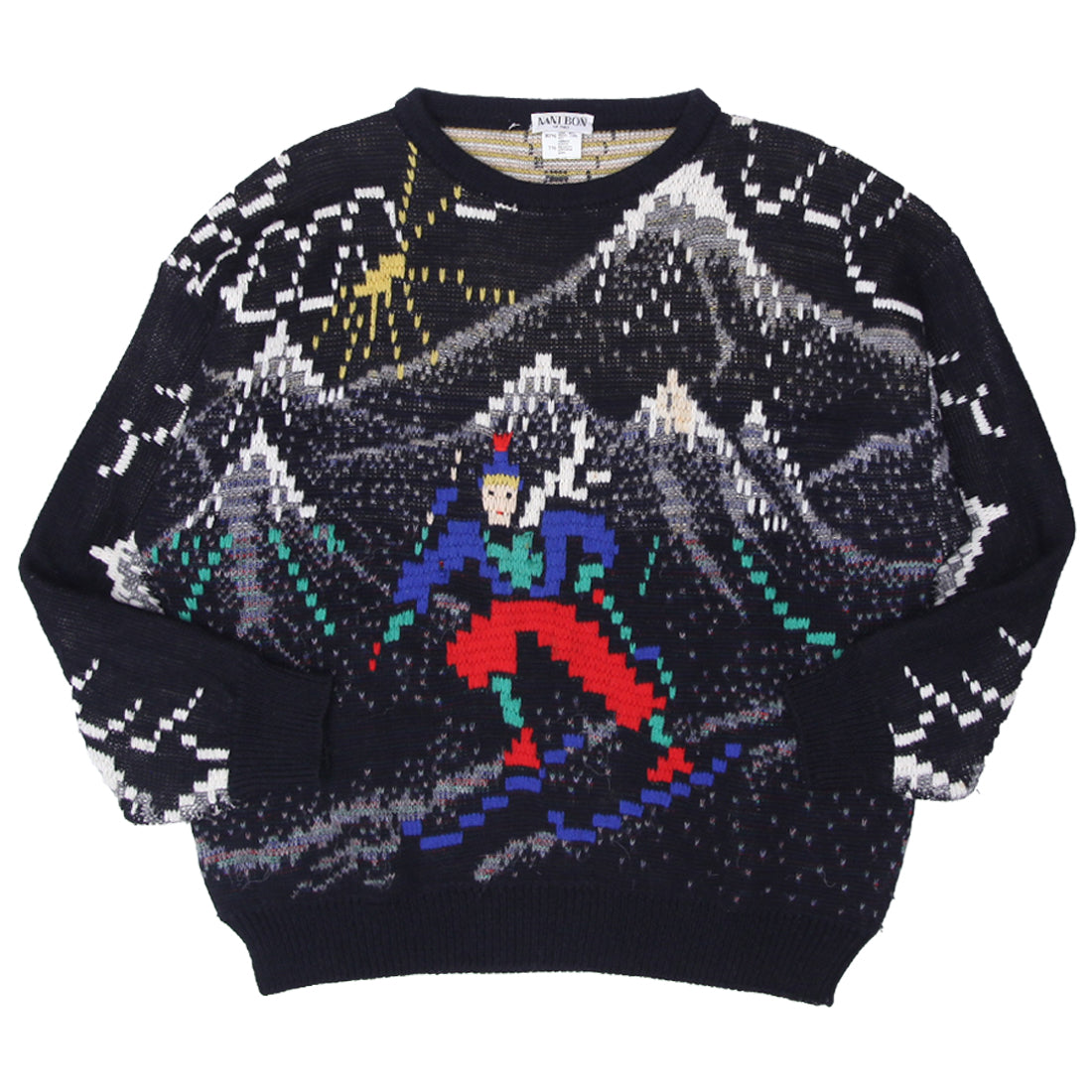 Shop Vintage Nani Bon Of Italy Ski Knit Wool Sweater | Fashion Rerun