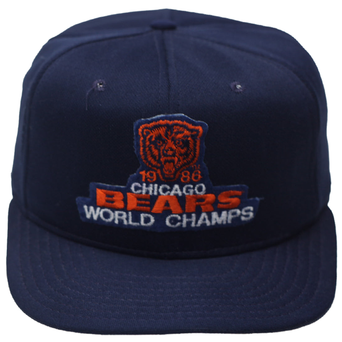 Shop Vintage 1986 Chicago Bears World Champs Snapback Adjustable Cap ...